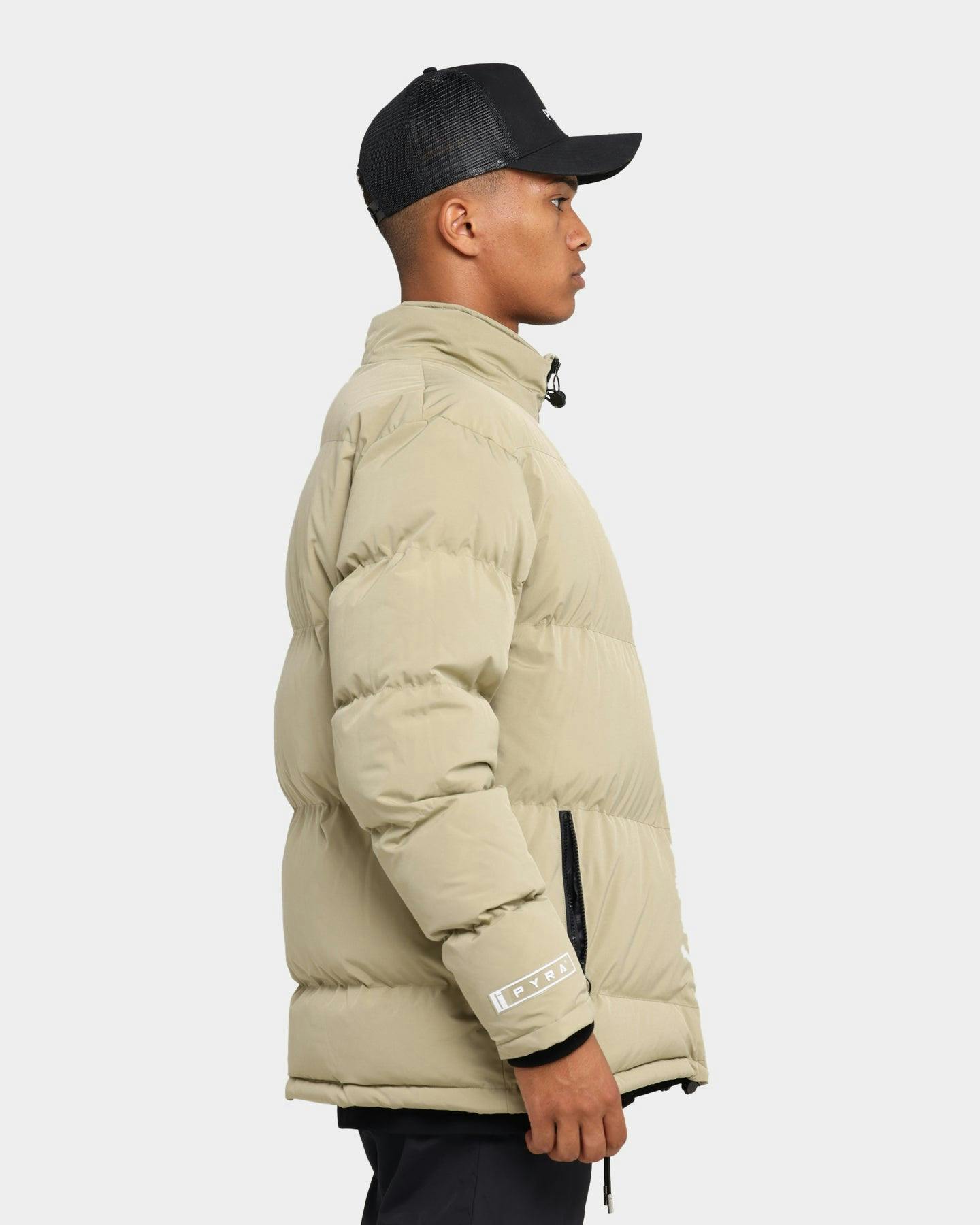 PYRA Padded Puffa Jacket Olive | Culture Kings