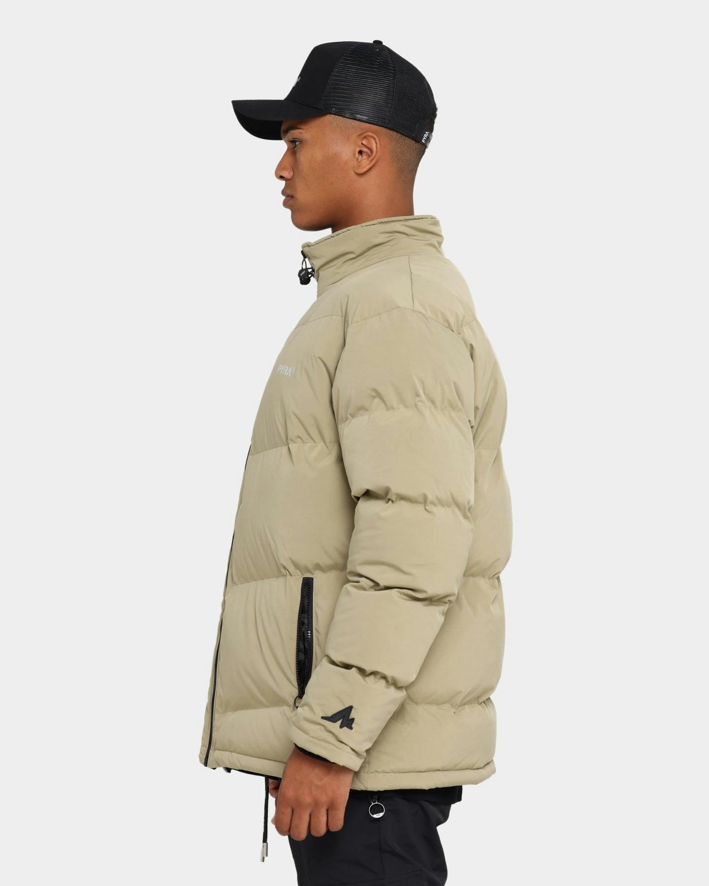PYRA Padded Puffa Jacket Olive | Culture Kings