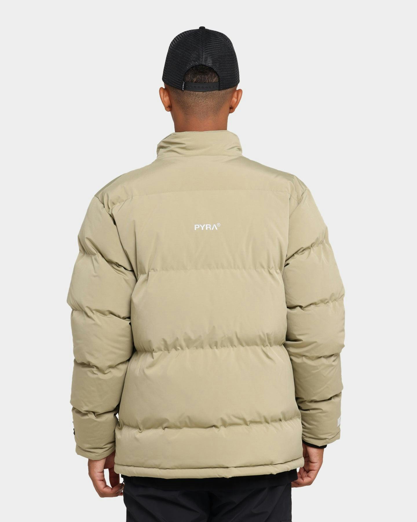 PYRA Padded Puffa Jacket Olive | Culture Kings