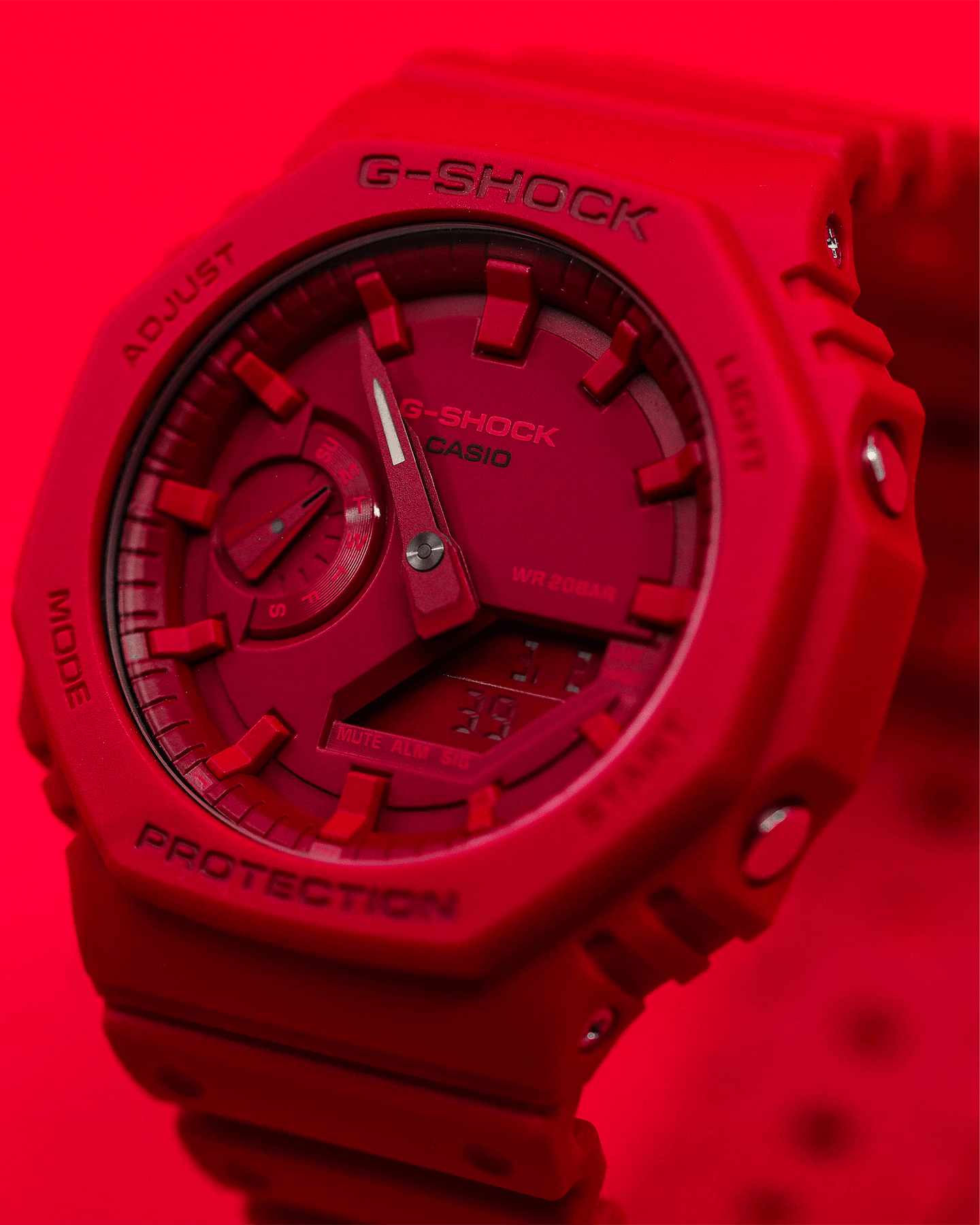 G-SHOCK CARBON CORE GA-2100-4A RED | Culture Kings